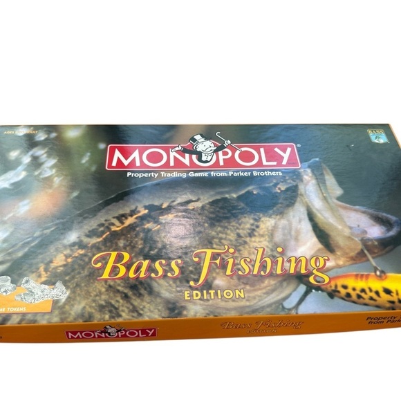 Parker Bros | Toys | Monopoly Bass Fishing Edition Monopoly Parker Bros ...